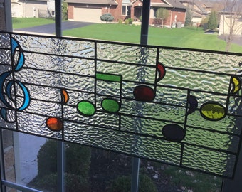 Stained Glass Musical Notes - Etsy