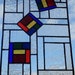 Tumbling Blocks Stained Glass Panel - Etsy