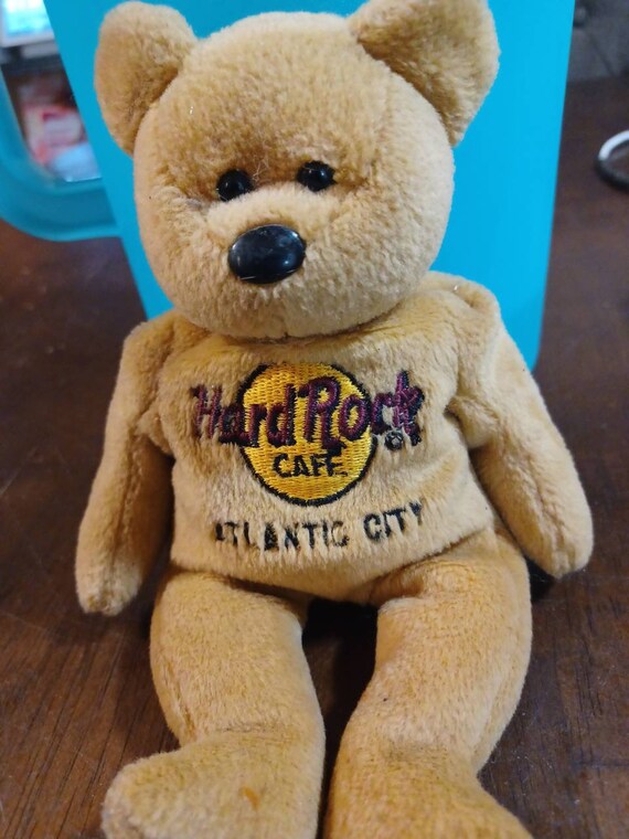 Hard Rock Cafe Isaac Beara Teddy Bear 8.5in Plush Atlantic - Etsy