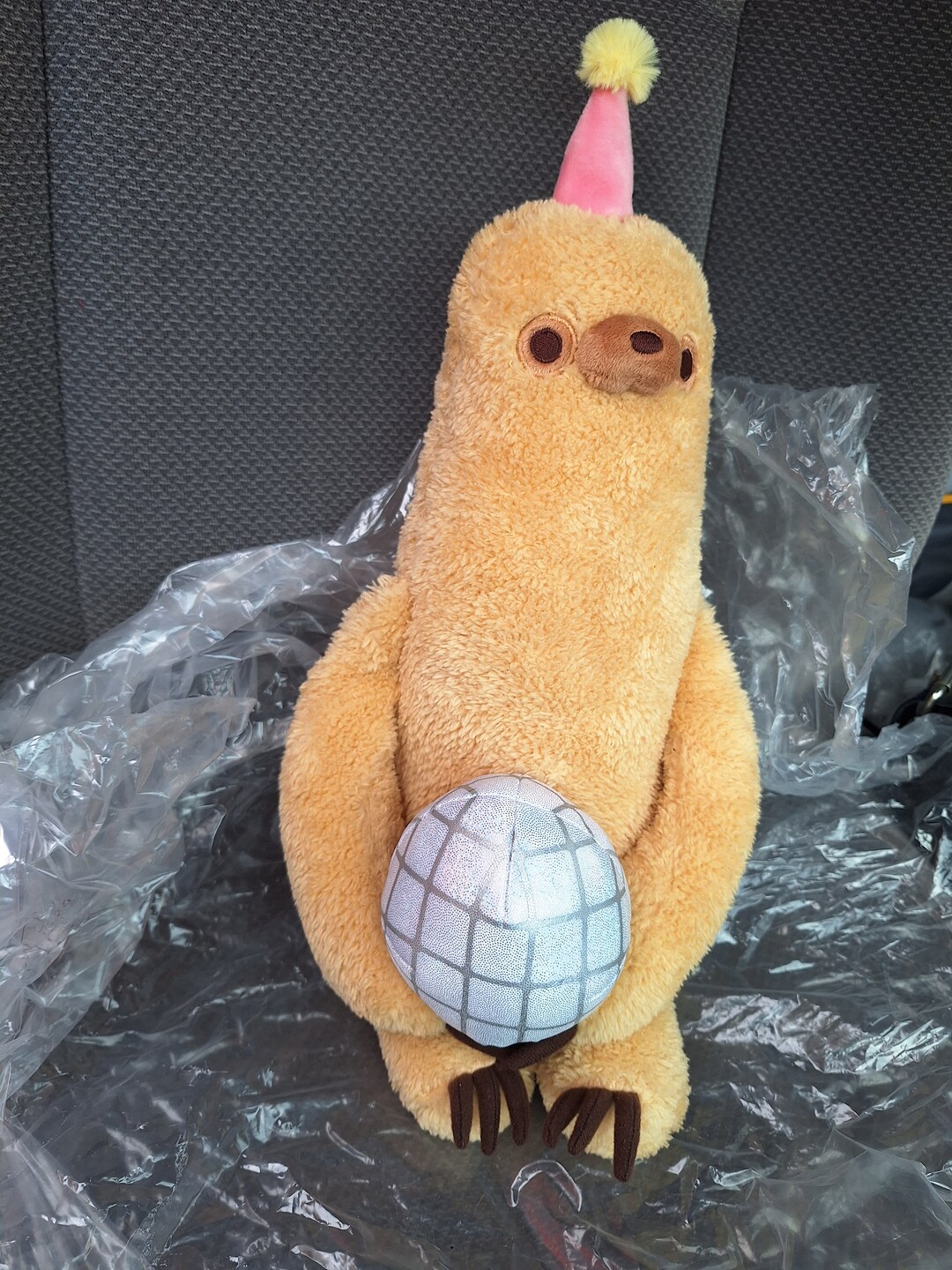 Pusheen Friend Sloth With Disco Ball and Party Hat - Etsy