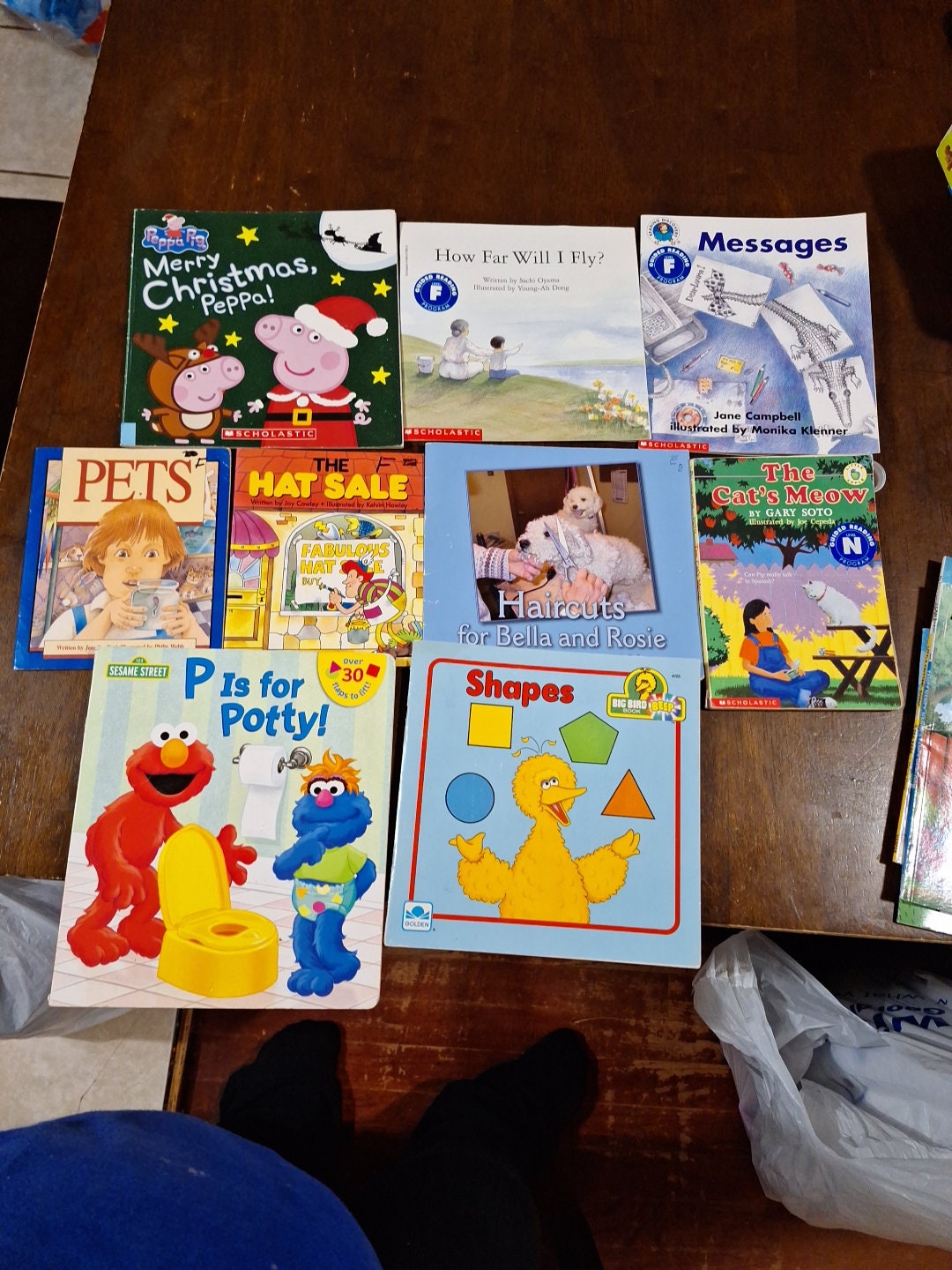 8 Different Title Books Pepa Pig, Sesame Street - Etsy