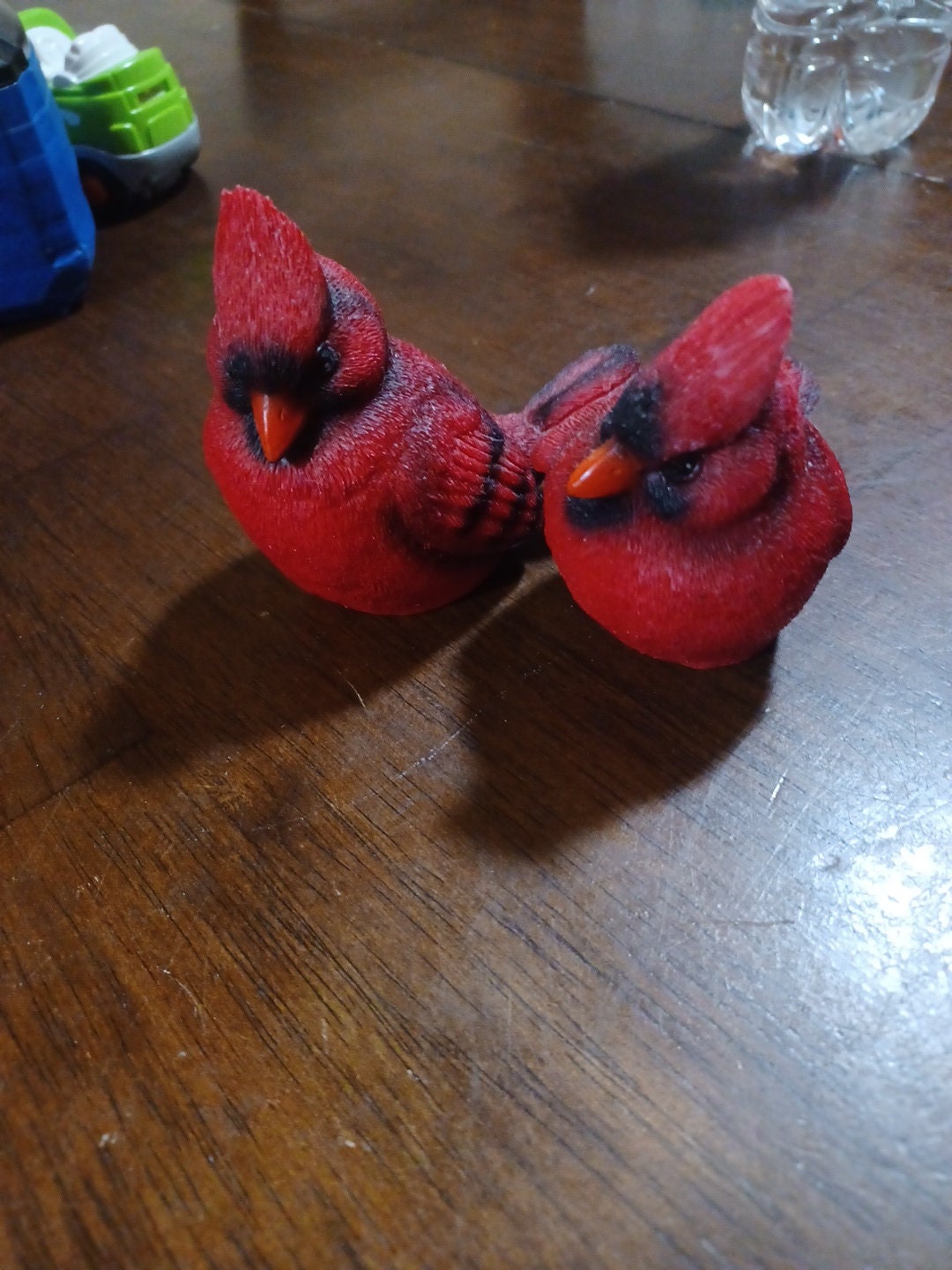 2 Small Resin Cardinal Pre-woned - Etsy
