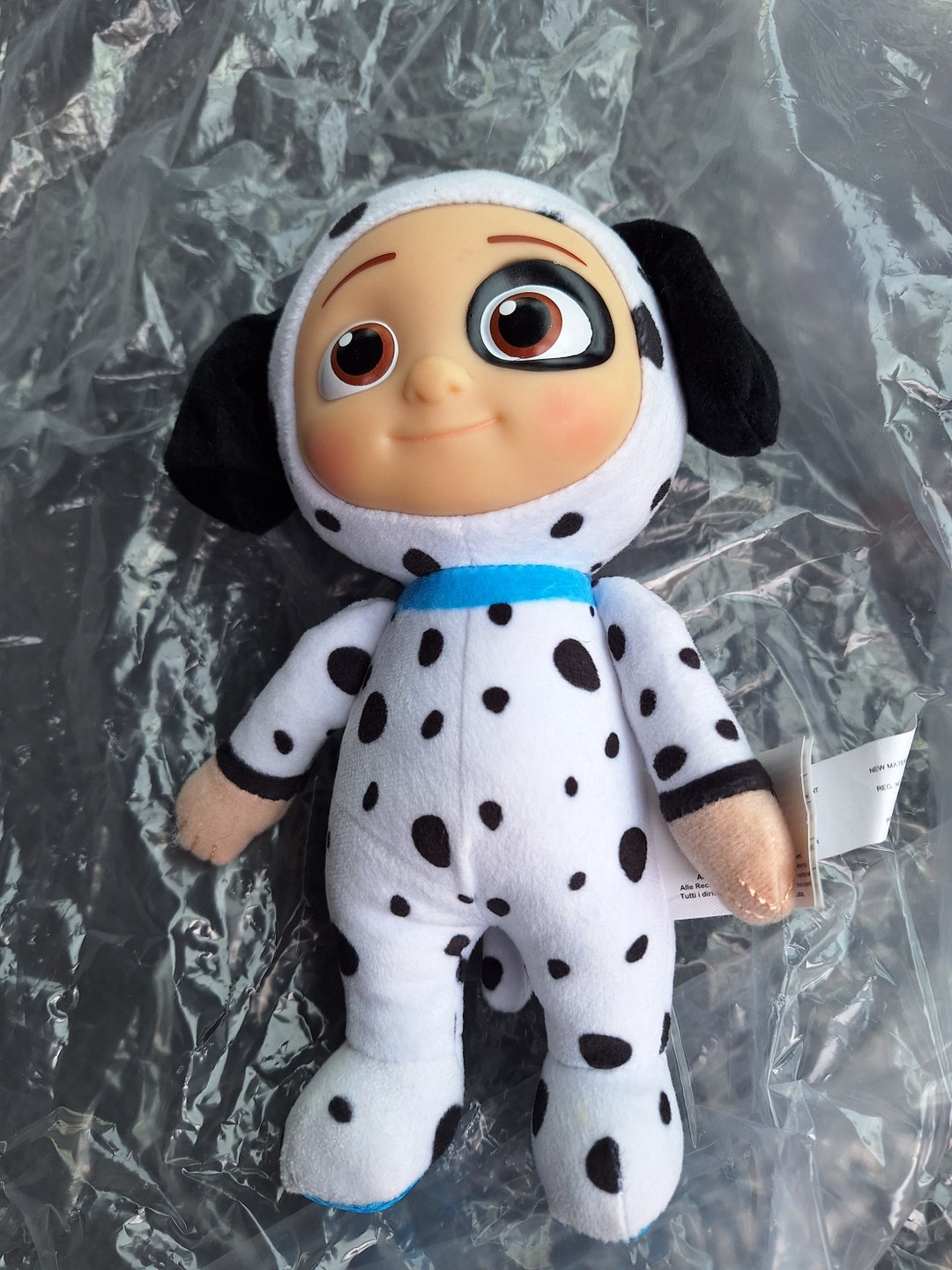 Cocomelon JJ Puppy 8 Plush Stuffed Toy Black and White Dalmation 2020 ...