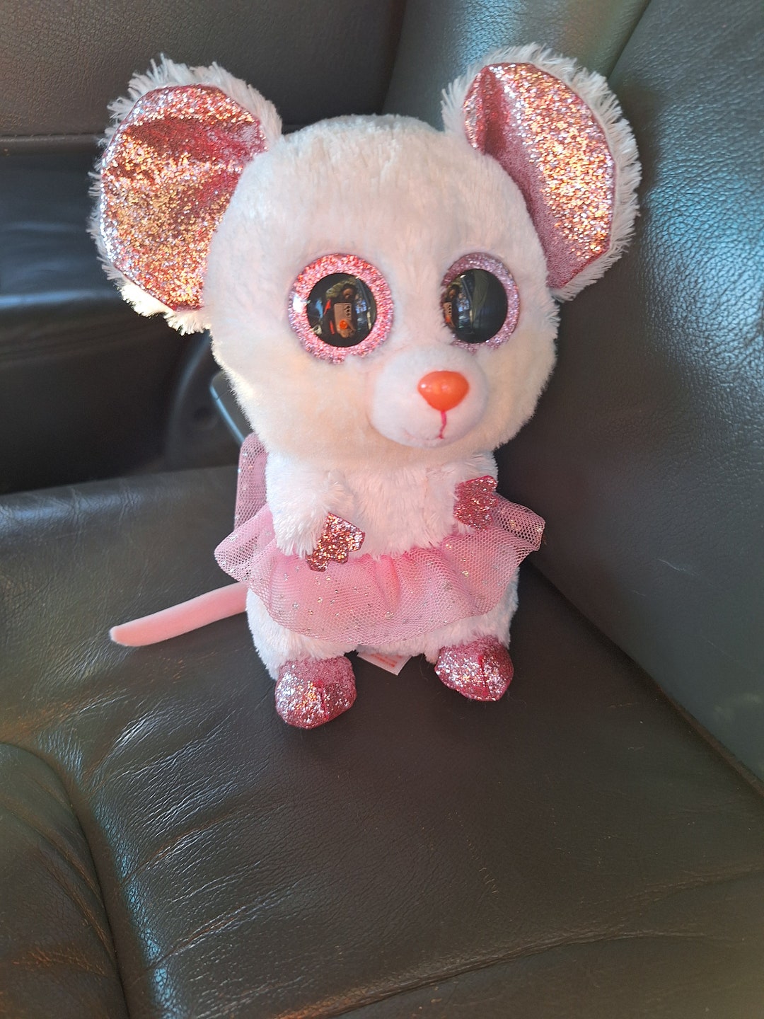 Ty Beanie Boo 'nina' the Ballerina Mouse 8 Inch No Tag Pre-woned - Etsy