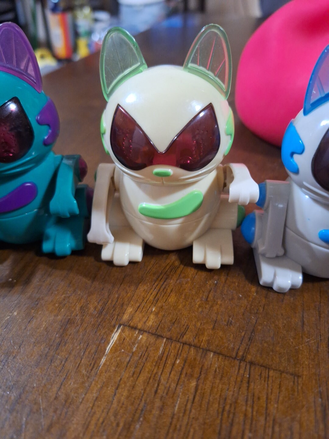 Lot 4 Mcdonalds Tiger 2000 Sega Toys Robo-chi Pets Cats Vintage - Etsy