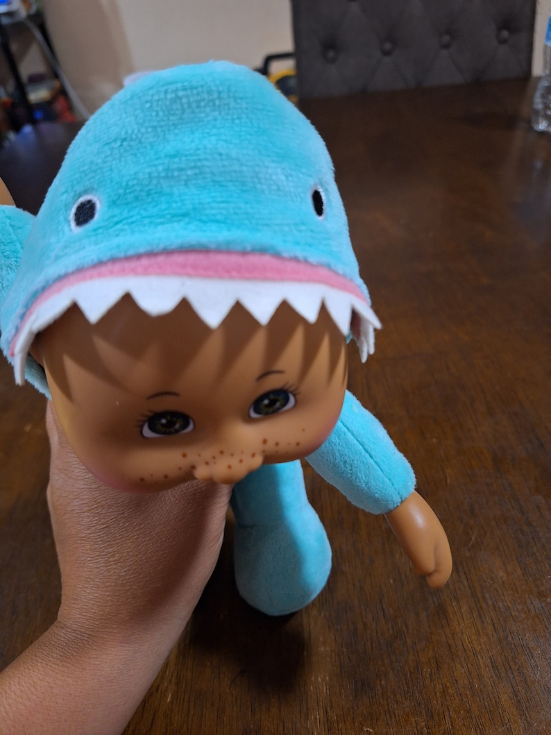 Cabbage Patch Kids Cleo Shark Cutie 9 Doll Teal Exotic Friends ...