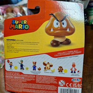 Super Mario Brothers 2.5" Figure - Goomba With Coin - Nintendo NES ...