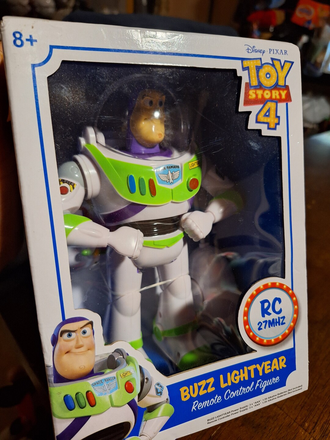 Toy Story 4 Buzz Lightyear Disney Pixar Remote Control Figure Wings - Etsy