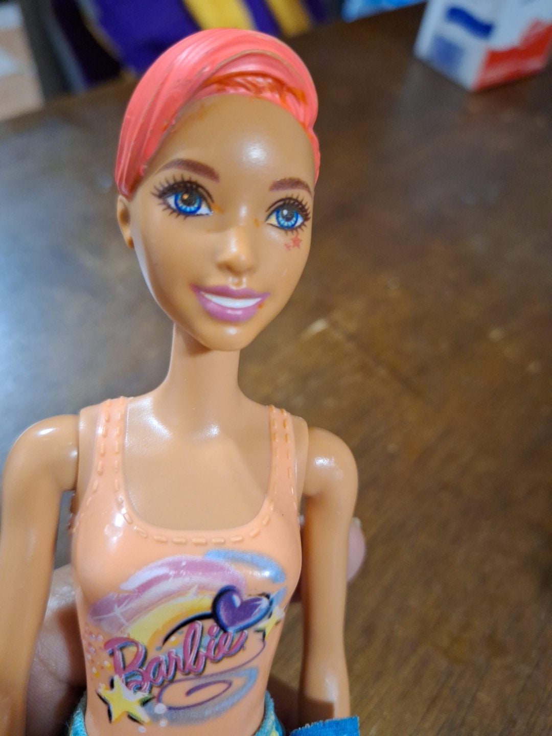 Barbie Color Reveal Doll Totally Denim Series Apricot Hair - Etsy