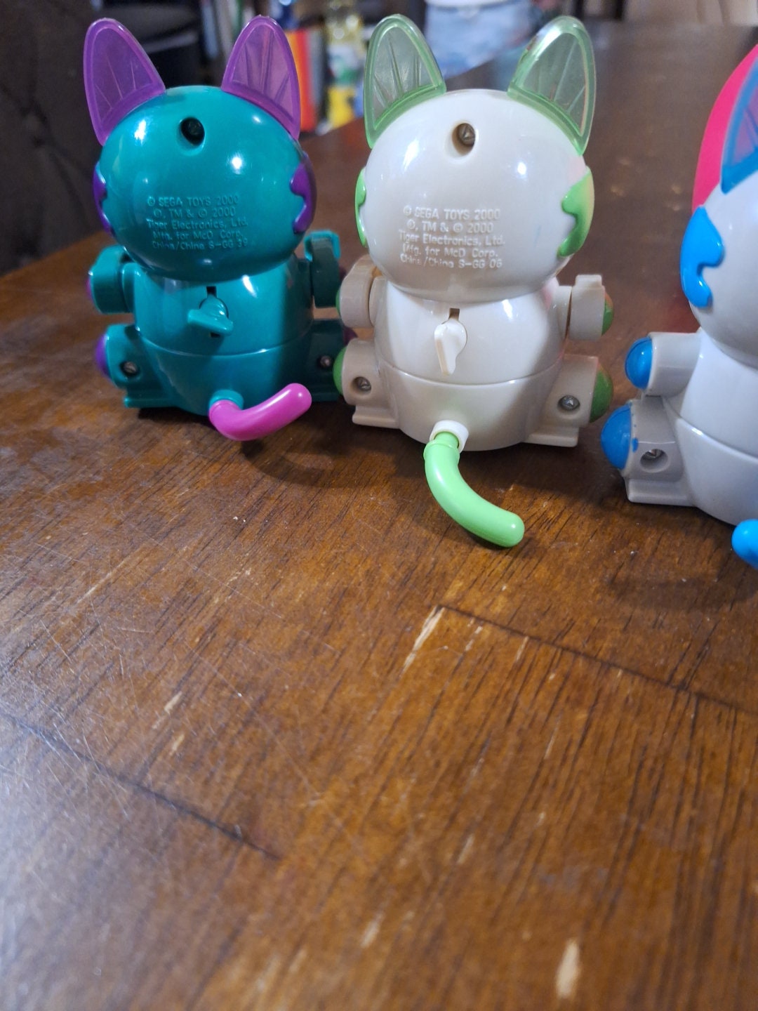 Lot 4 Mcdonalds Tiger 2000 Sega Toys Robo-chi Pets Cats Vintage - Etsy