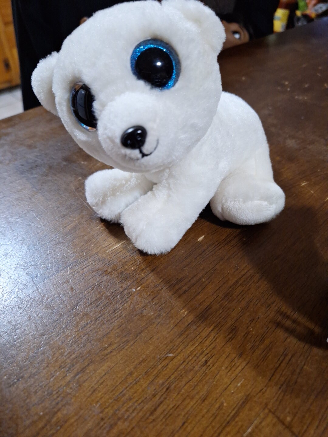 2021 TY Beanie Baby 6" ARI White Polar Bear Stuffed Animal Plush Toy ...