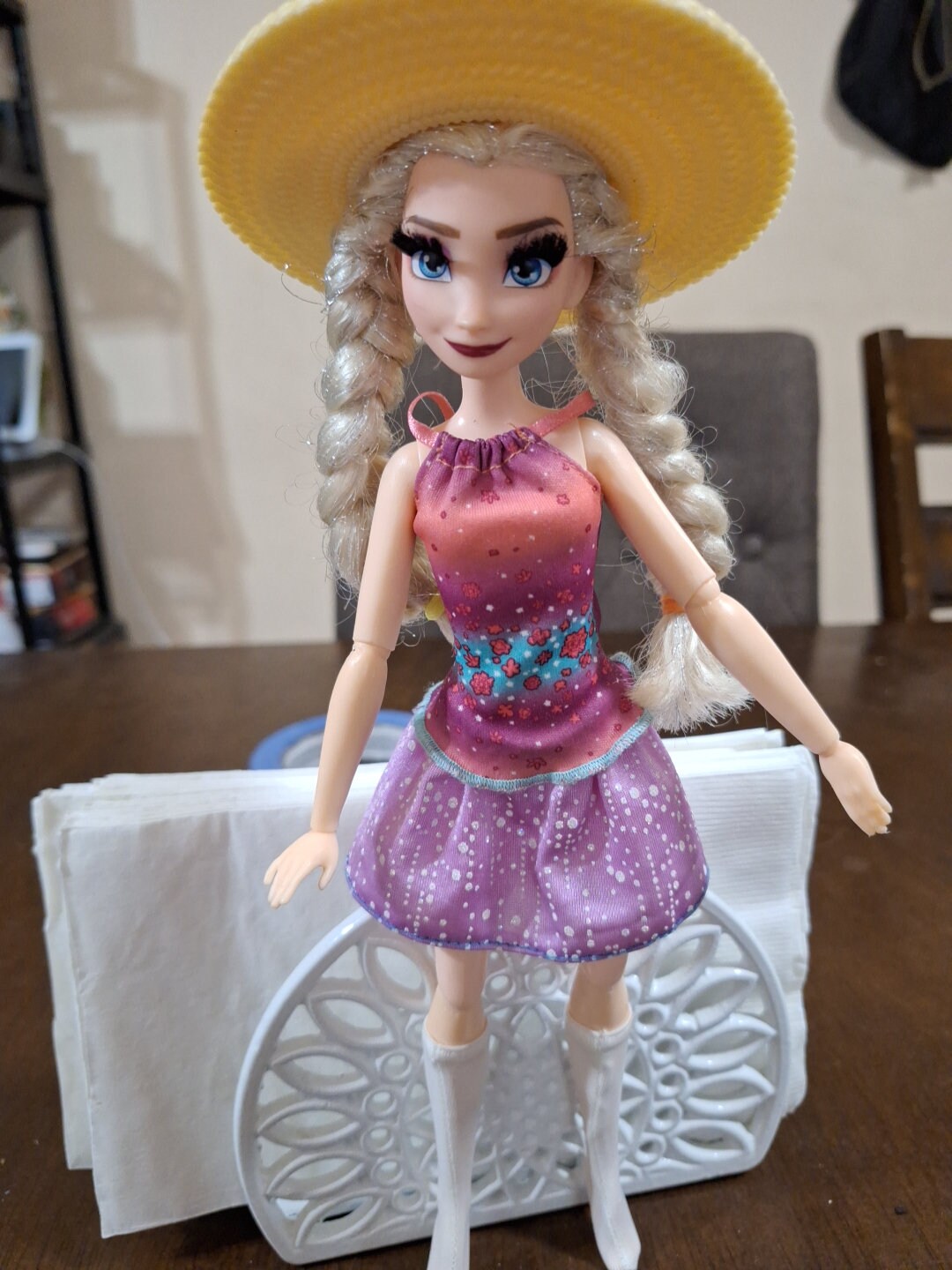 Mattel Disney Barbie Doll Frozen Elsa Pre-woned - Etsy