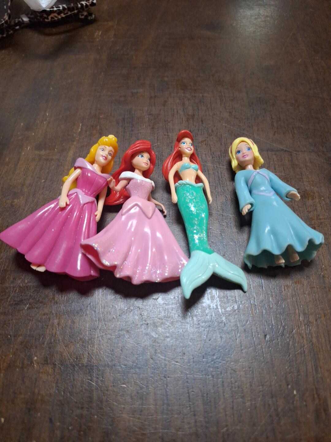 2 Ariel and Aurora, 1 Polly.polly Pocket Dolls - Etsy