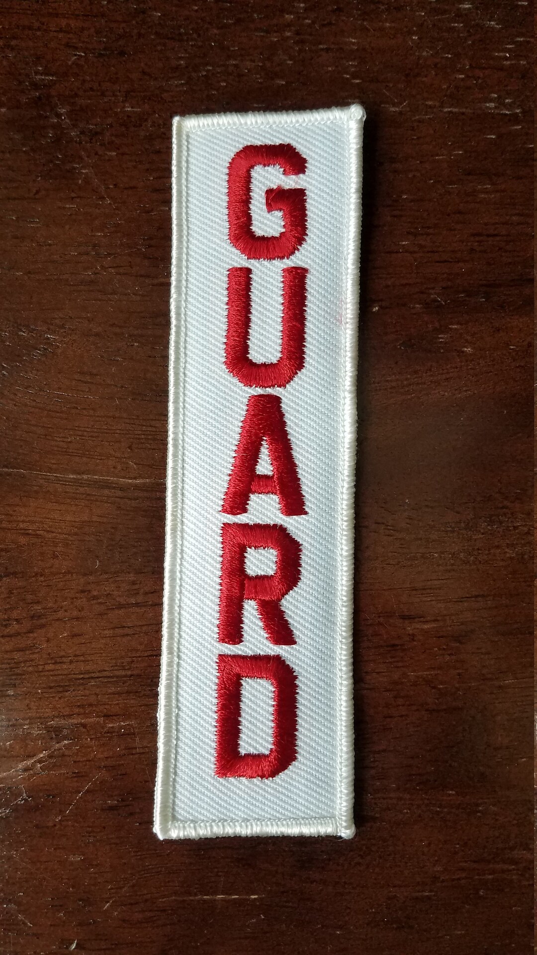 GUARD Sew on Embroidered Patch - Etsy