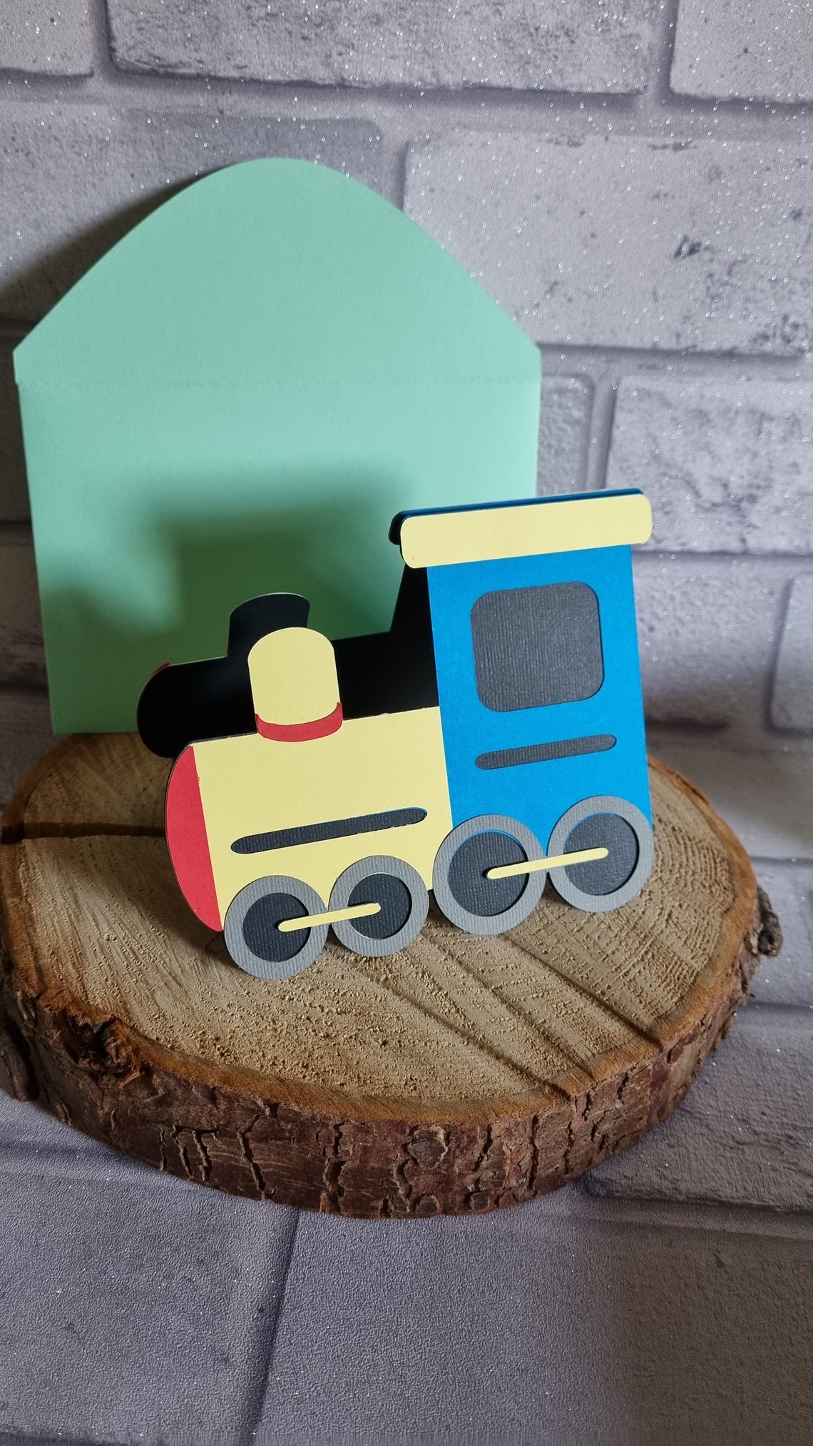 Train Birthday Card / Happy Birthday TRAIN Card / Handmade / - Etsy