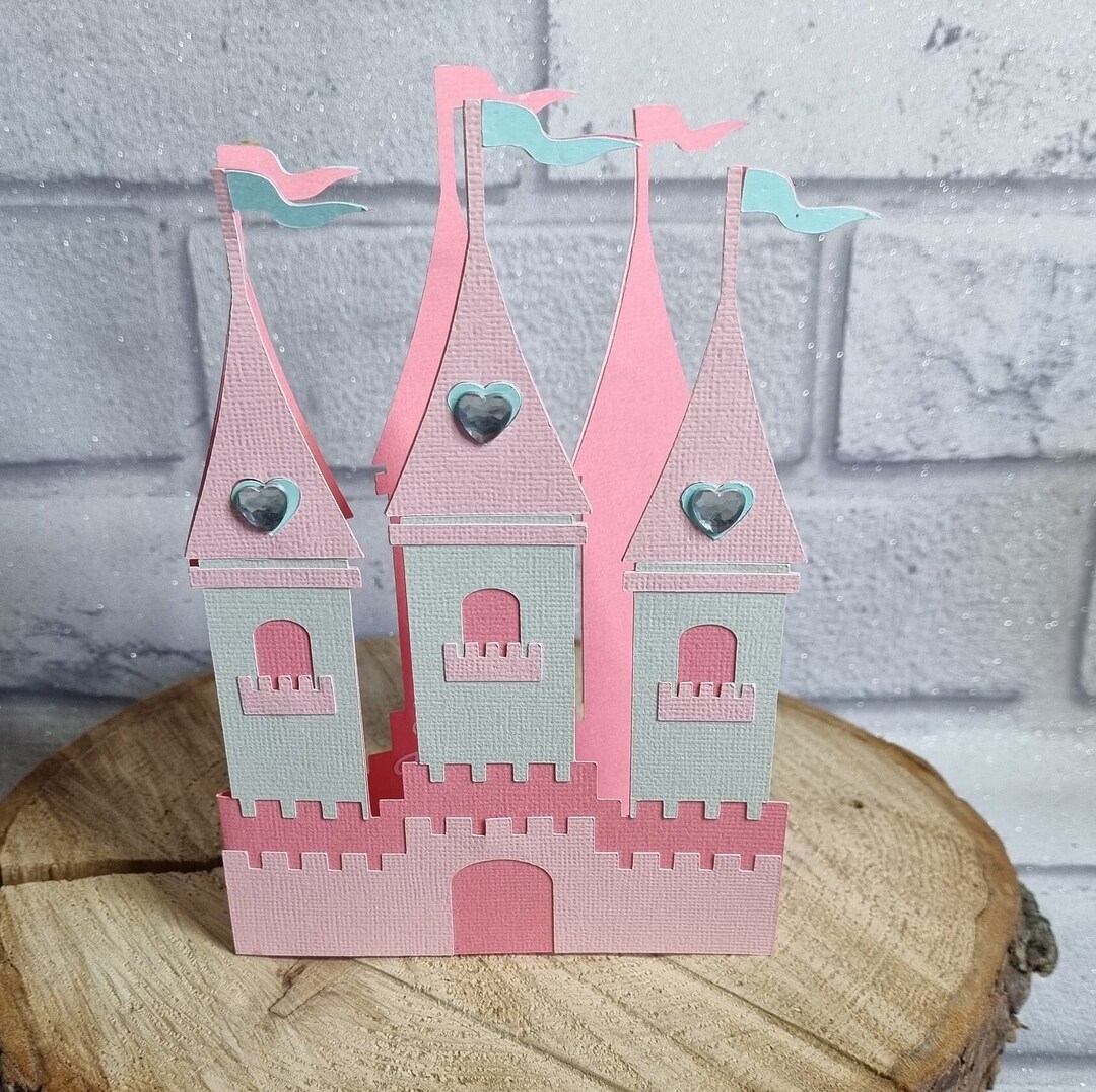 Princess Castle Birthday Card / Happy Birthday PRINCESS CASTLE - Etsy