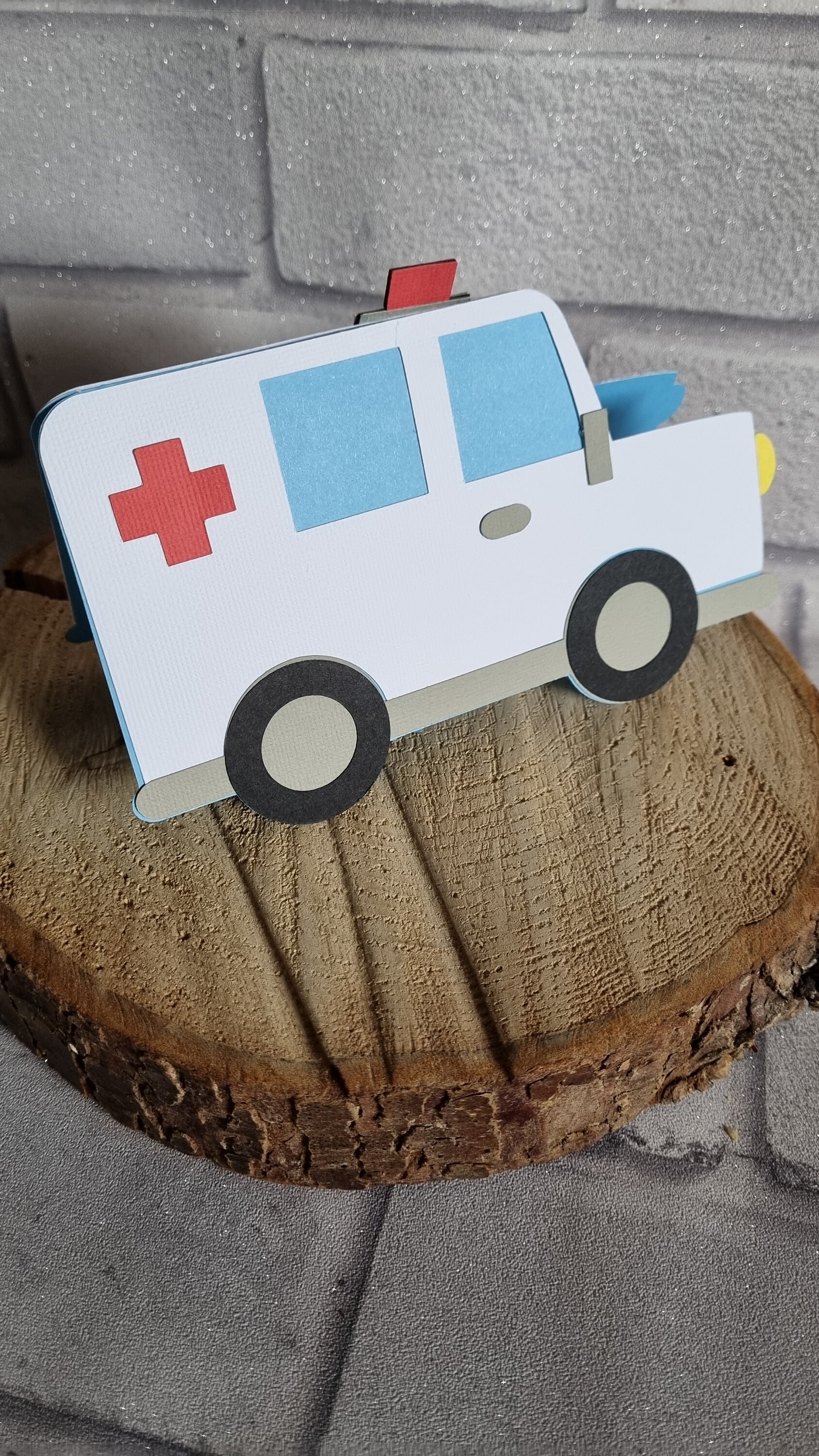 Ambulance Birthday Card / Happy Birthday AMBULANCE Card / - Etsy