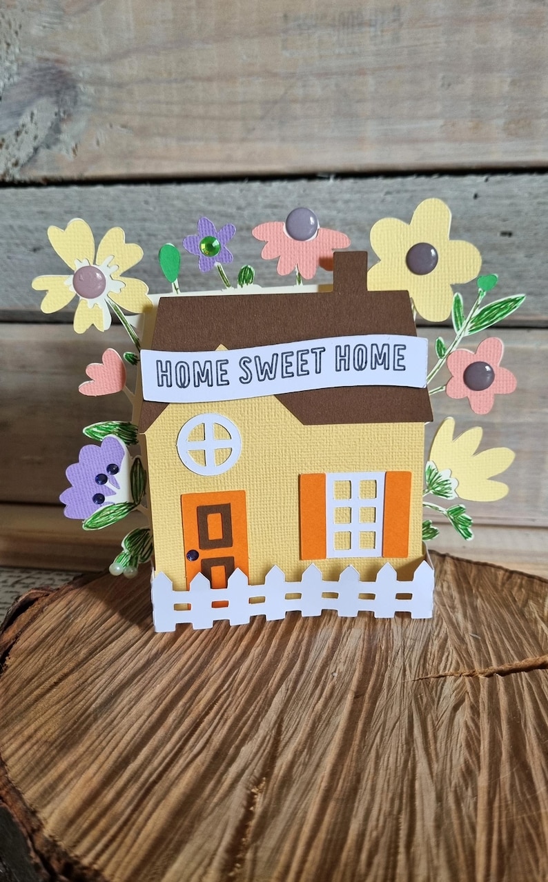 New Home Card / Home Sweet Home / NEW HOME / Handmade / New Home House ...
