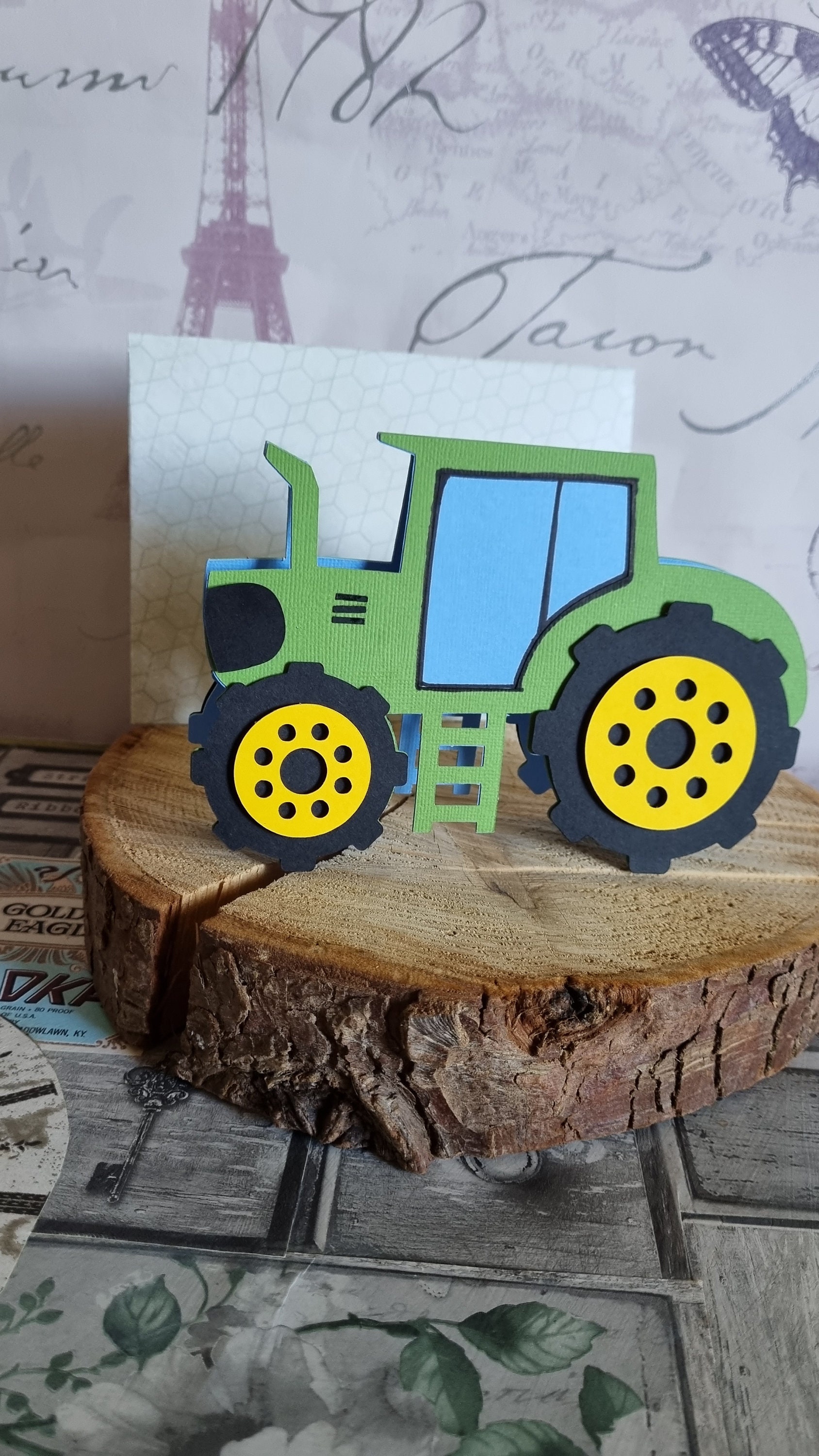 Tractor Birthday Card / Happy Birthday TRACTOR Card / Handmade - Etsy ...