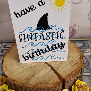 Have a FINTASTIC Birthday / Happy Birthday / Fintastic Birthday / Shark ...