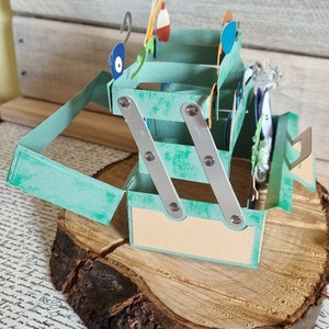 Fishing Tackle Box Father's Day Card / Fishing Tackle Box / Father's ...