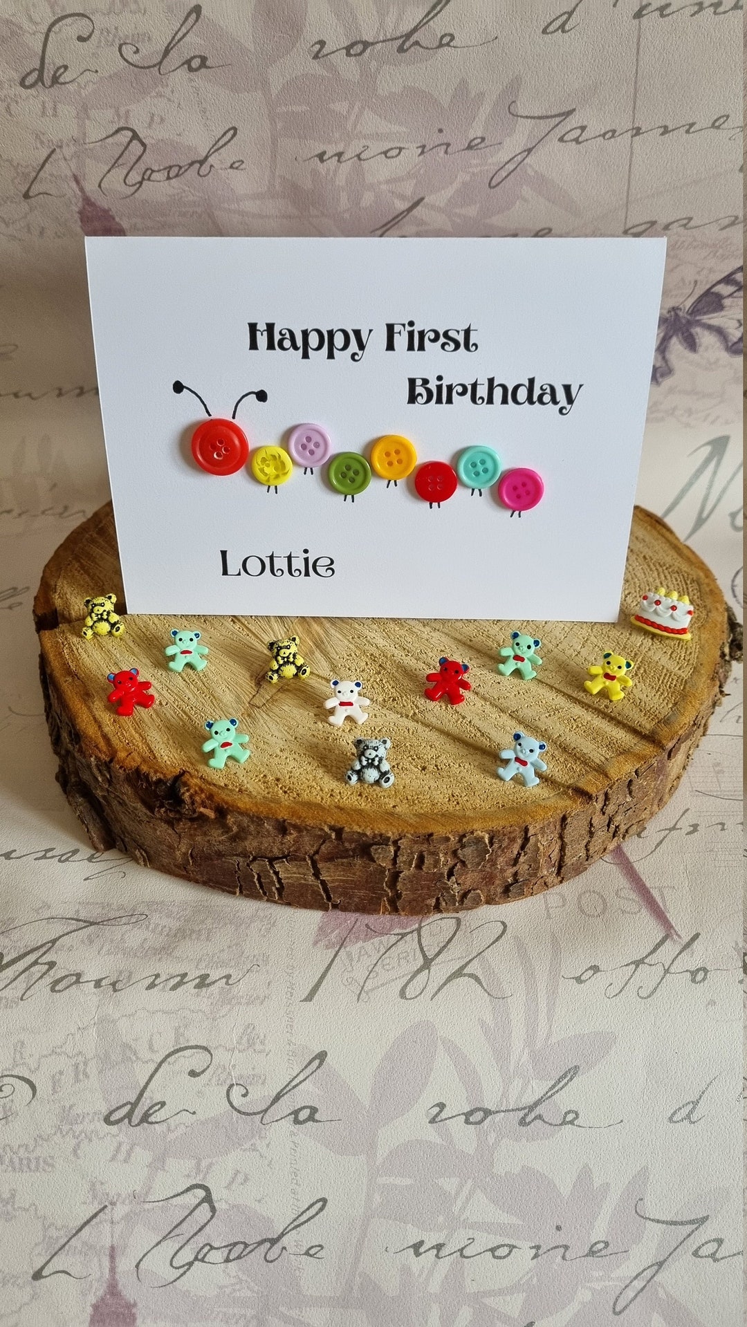 Caterpillar Birthday Card / FIRST BIRTHDAY / Personalised Birthday Card ...