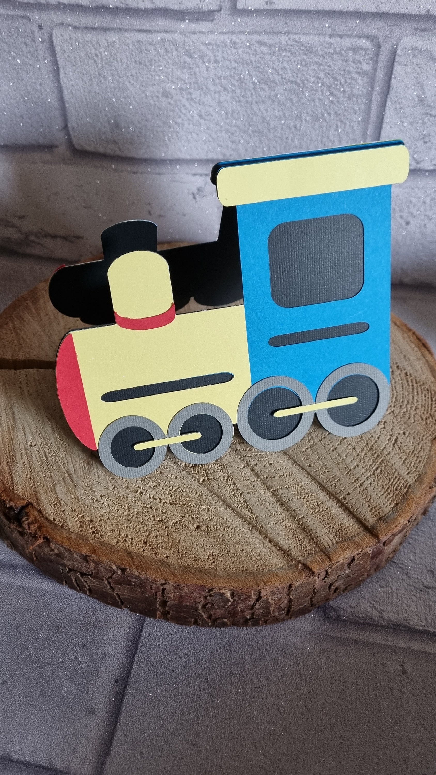 Train Birthday Card / Happy Birthday TRAIN Card / Handmade / - Etsy