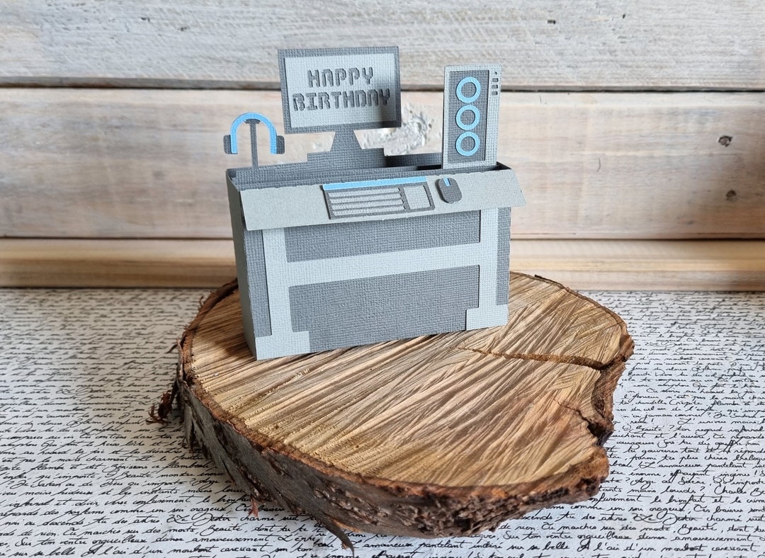 Gamer HAPPY BIRTHDAY Card / Gaming Birthday Card / Computer Gamer ...