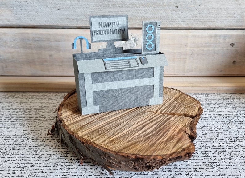 Gamer HAPPY BIRTHDAY Card / Gaming Birthday Card / Computer Gamer ...