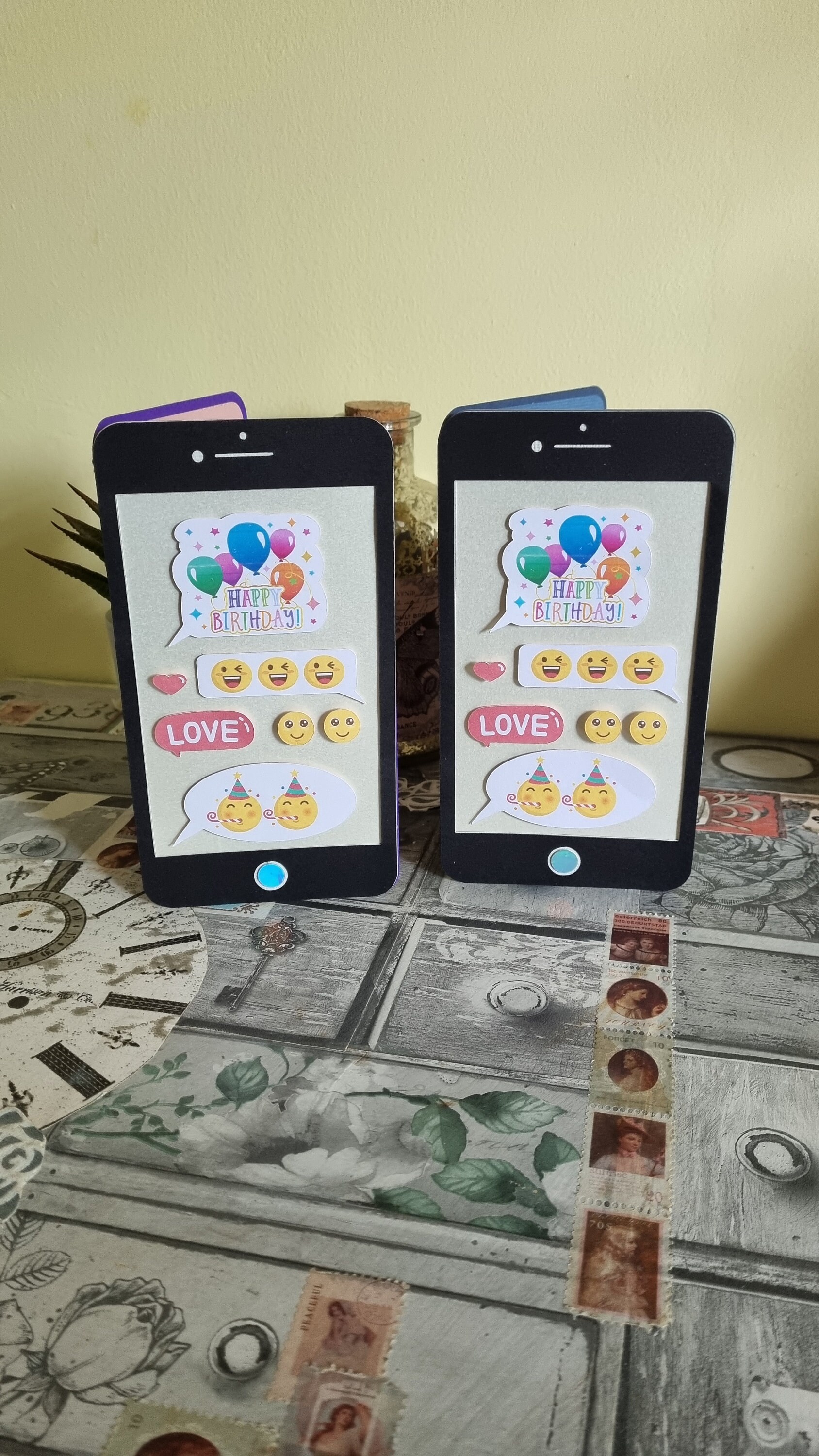 Smart Phone Birthday Card / Smart Phone / Smart Phone Birthday ...