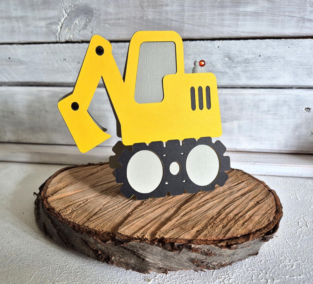 Digger Birthday Card / Happy Birthday DIGGER Card / Handmade / DIGGER ...