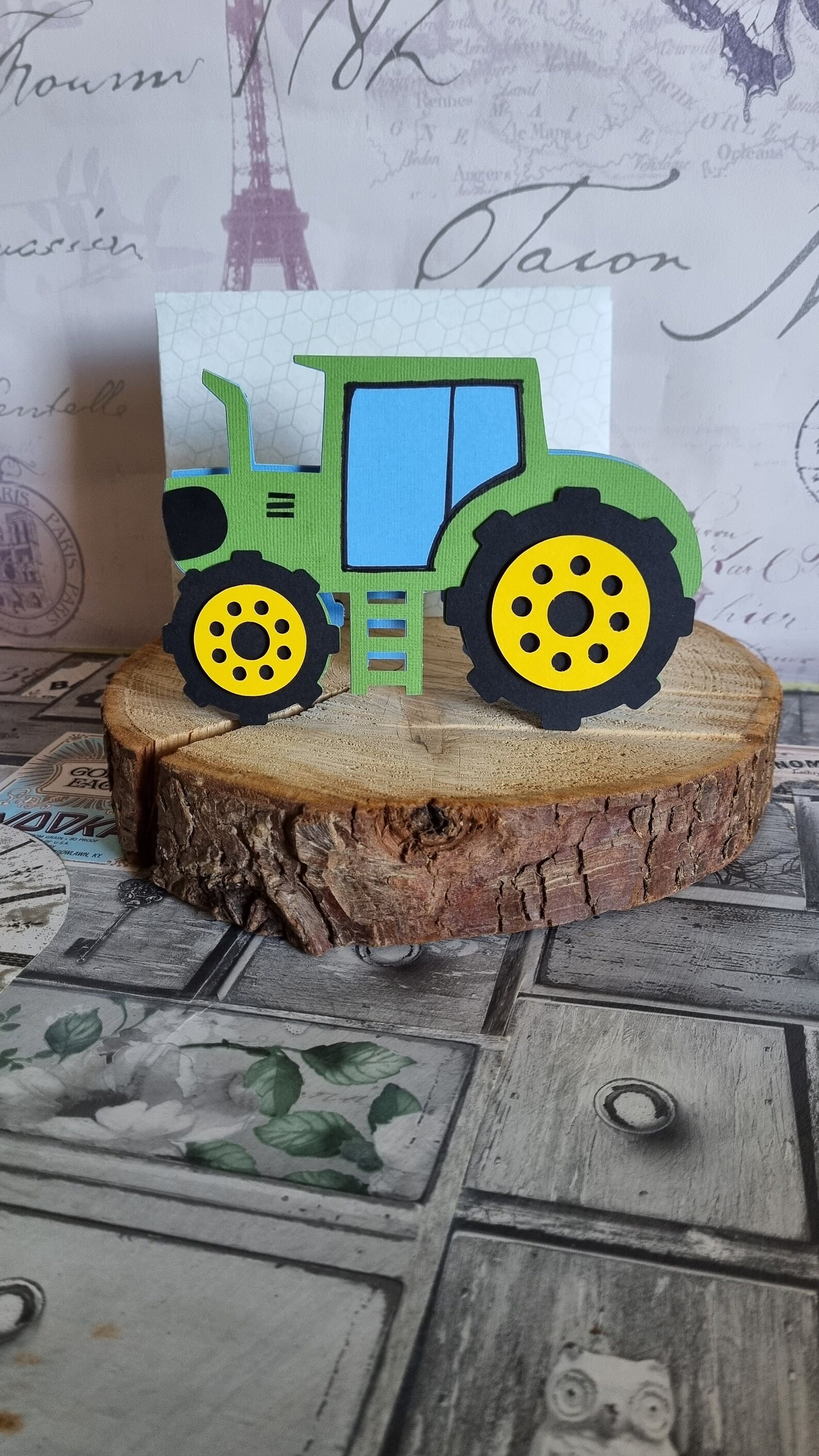 Tractor Birthday Card / Happy Birthday TRACTOR Card / Handmade - Etsy