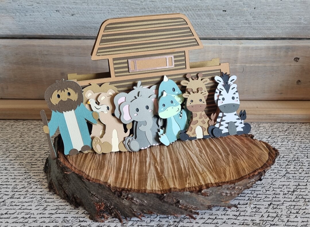 Noahs Ark Card / Noahs Ark Birthday Card / Noahs Ark / Noahs Ark ...
