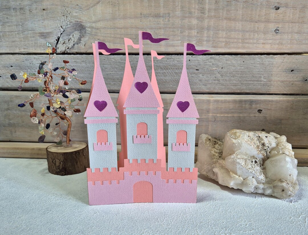 Princess Castle Birthday Card / Happy Birthday PRINCESS CASTLE Card ...