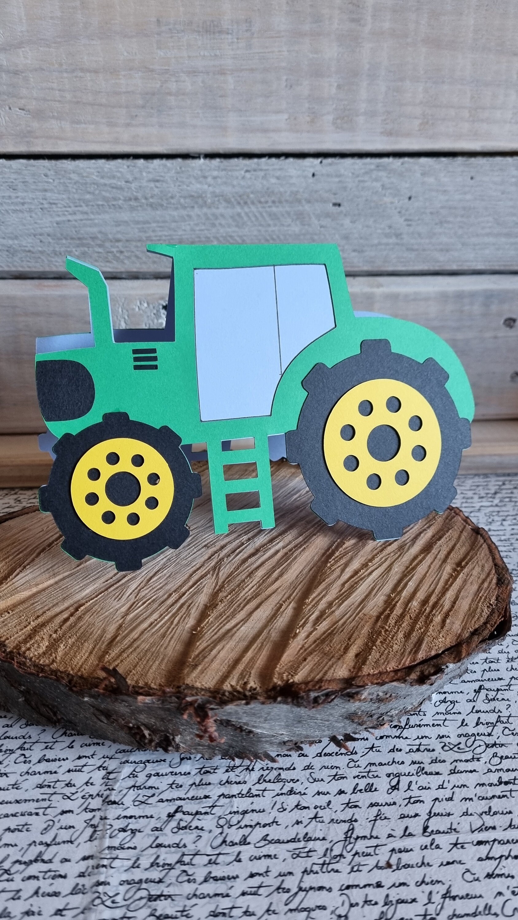 Tractor Birthday Card / Happy Birthday TRACTOR Card / Handmade ...