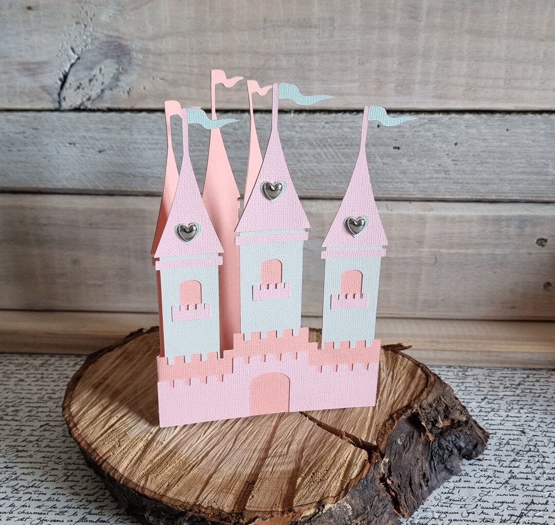 Princess Castle Birthday Card / Happy Birthday PRINCESS CASTLE Card ...