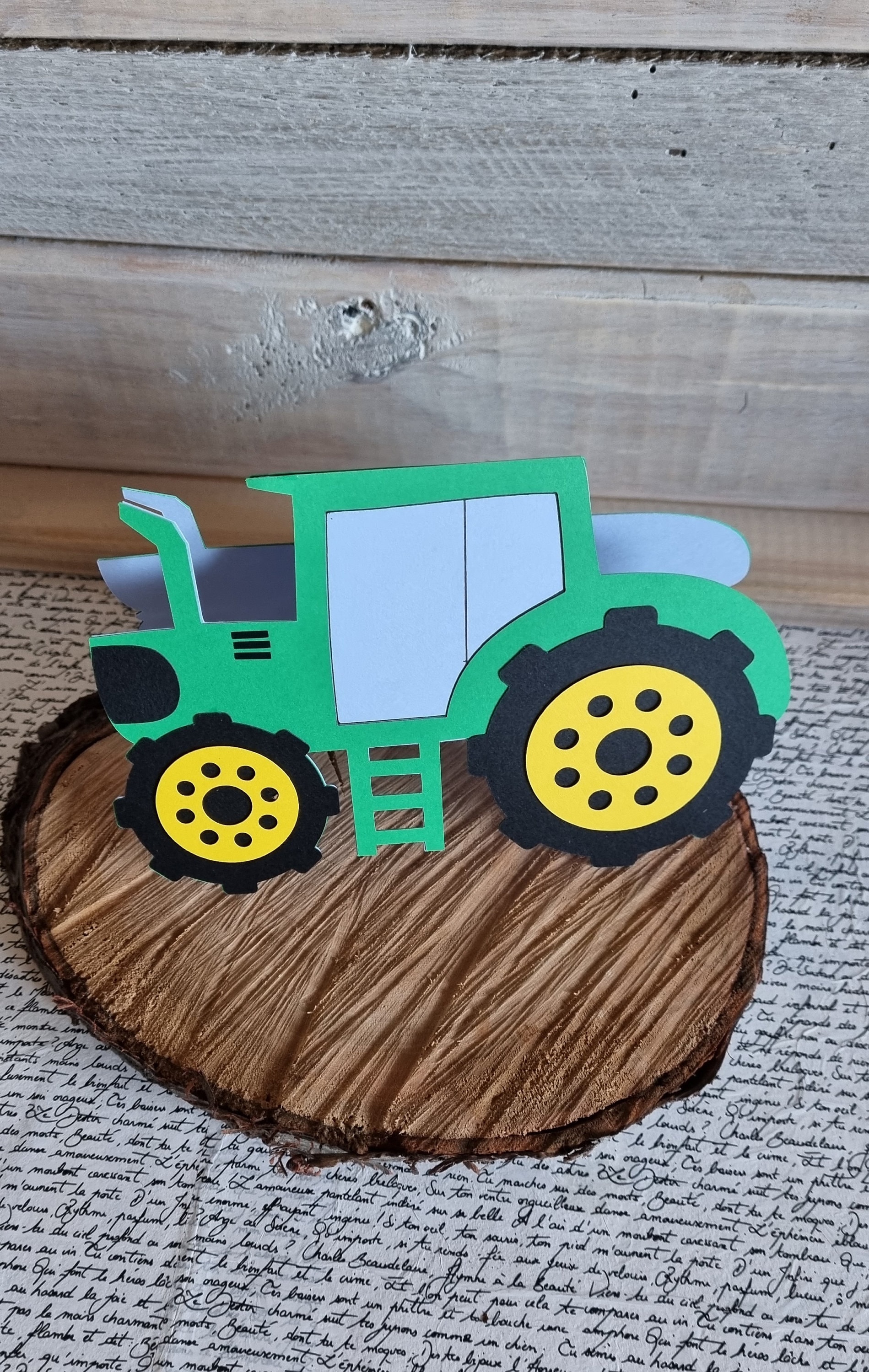 Tractor Birthday Card / Happy Birthday TRACTOR Card / Handmade ...
