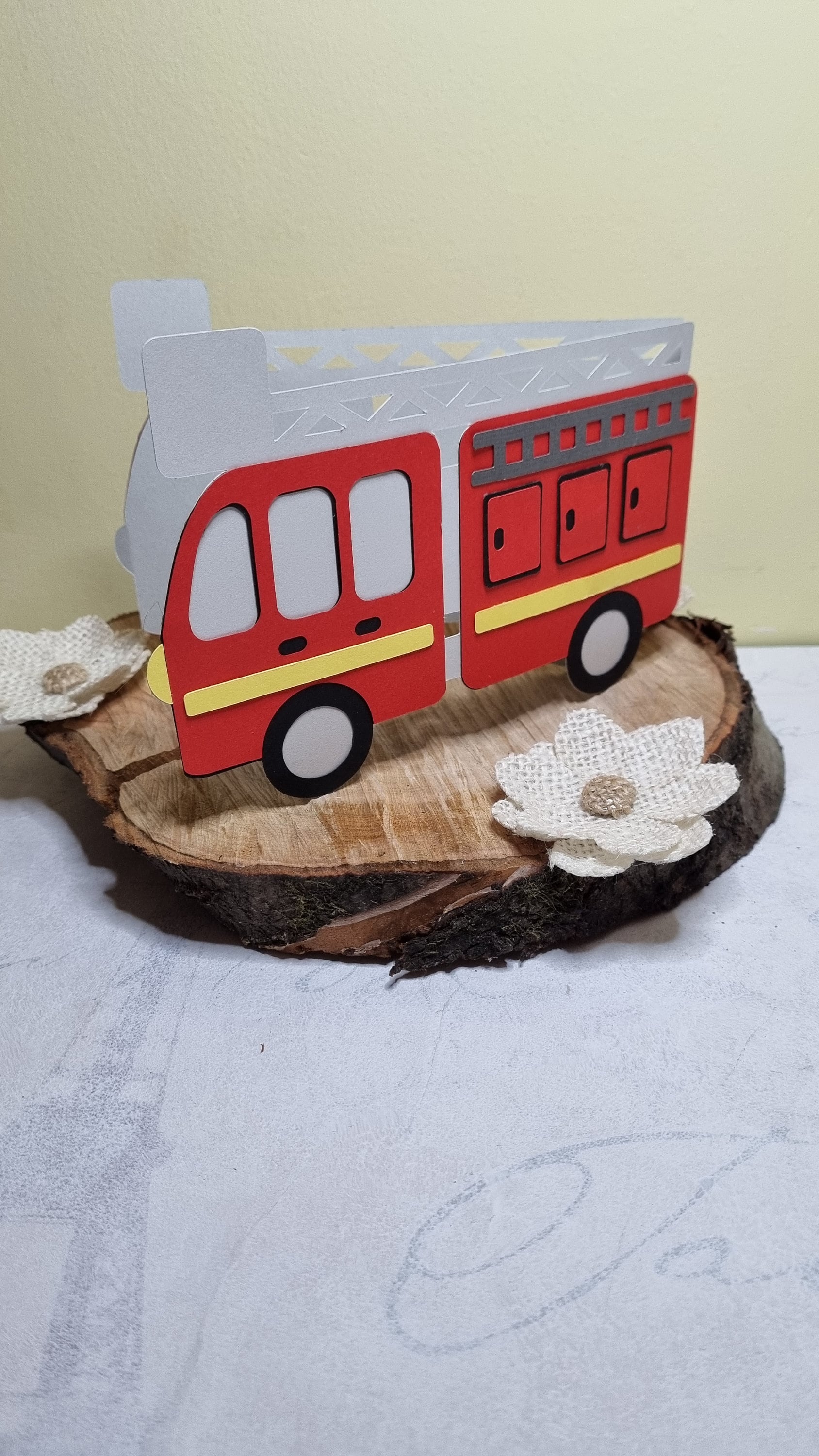 Fire Engine Birthday Card / Happy Birthday FIRE ENGINE Card / - Etsy