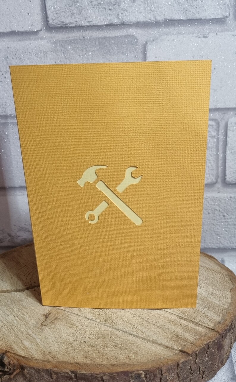 POP UP Birthday Card / Tool Box Birthday Card / Tool Box Pop up Card ...
