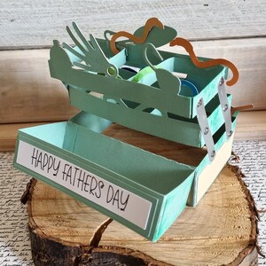 Fishing Tackle Box Father's Day Card / Fishing Tackle Box / Father's ...