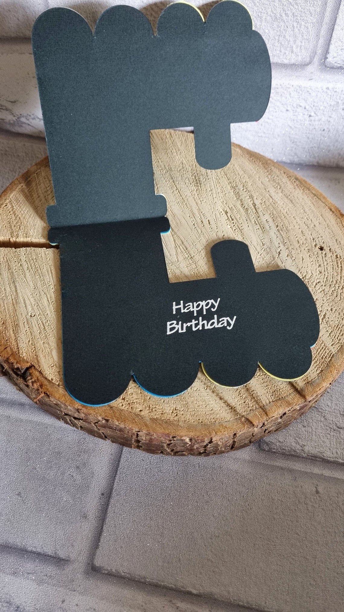 Train Birthday Card / Happy Birthday TRAIN Card / Handmade / - Etsy