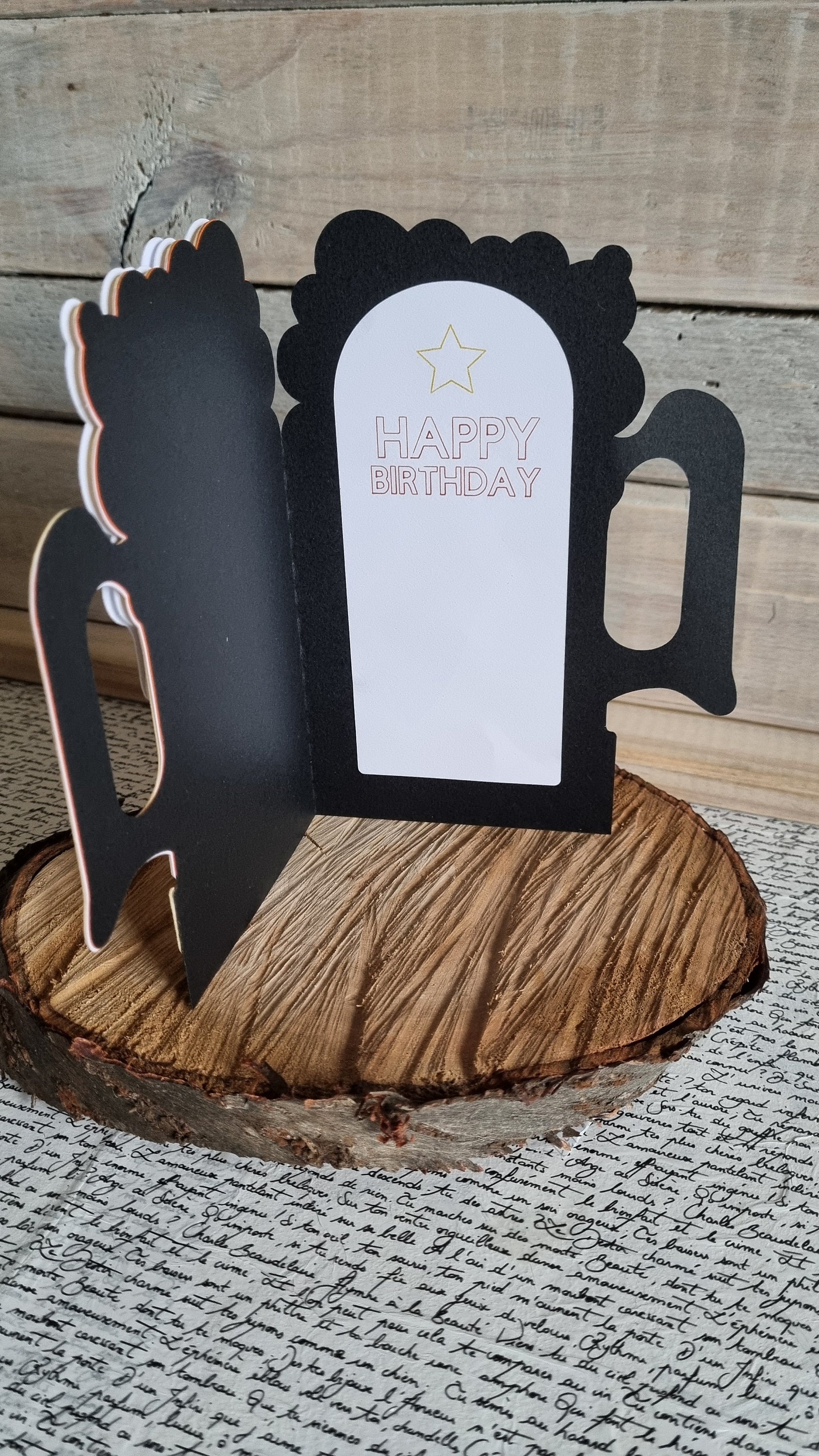 CHEERS Birthday Card / Pint of Beer / Beer Glass Card / Handmade - Etsy