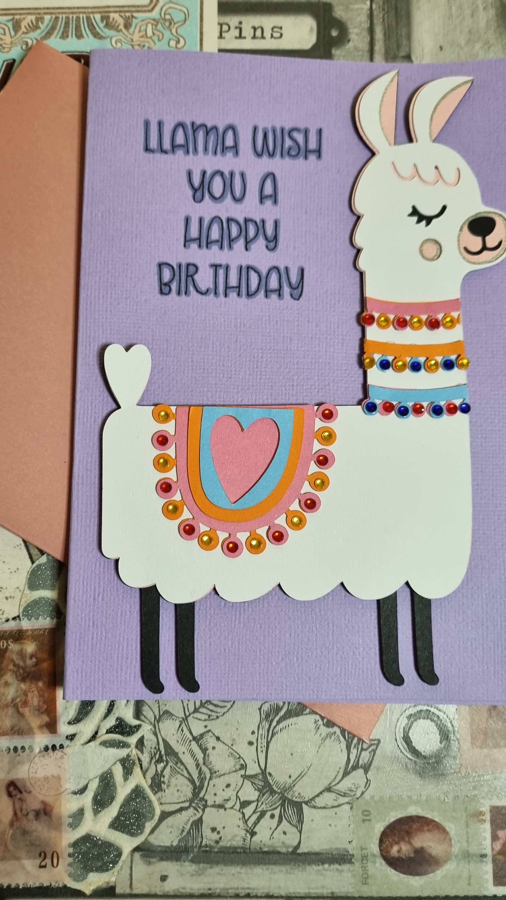 Llama Birthday Card / Llama / Llama Birthday / Handmade - Etsy