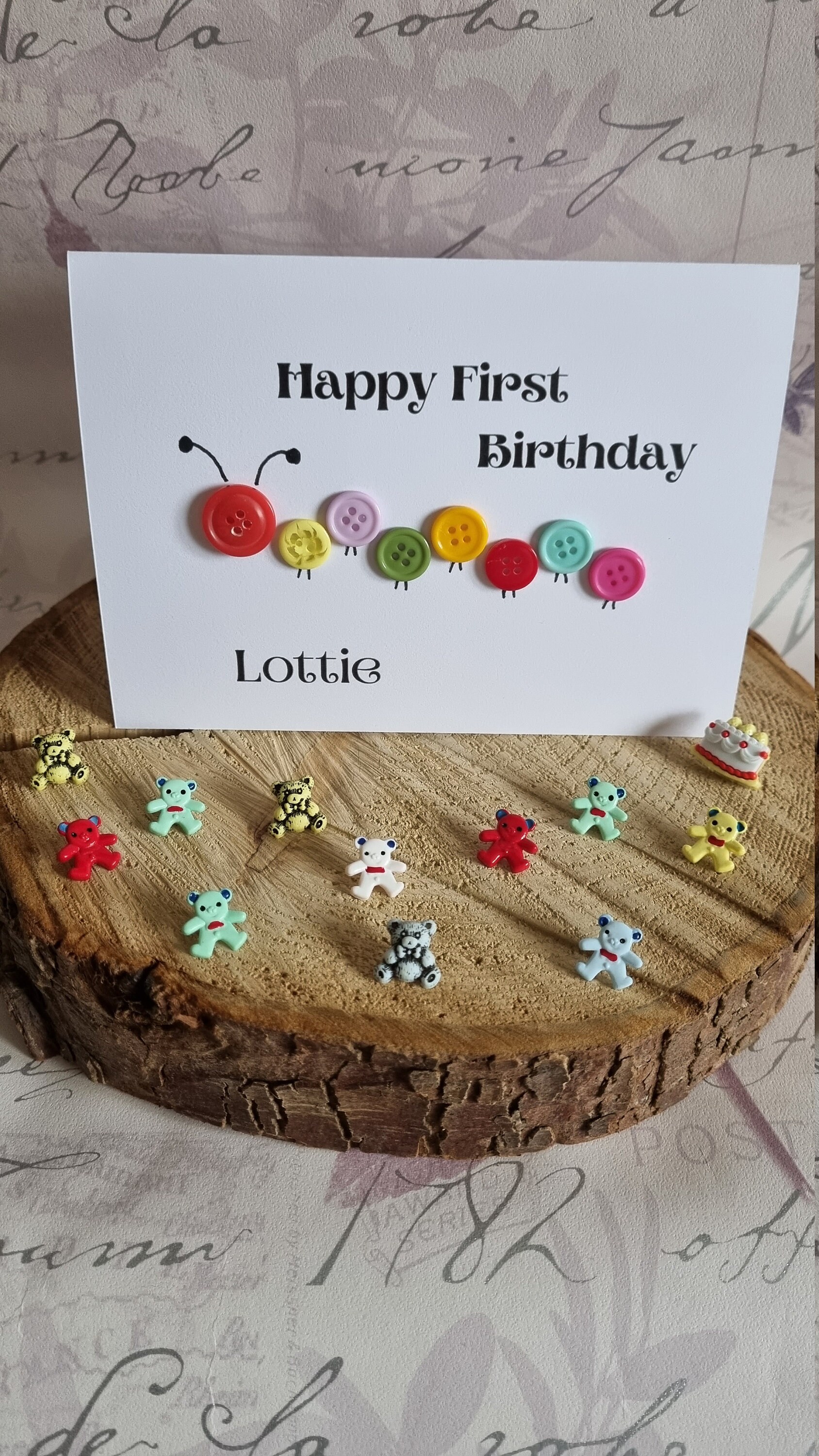 Caterpillar Birthday Card / FIRST BIRTHDAY / Personalised Birthday Card ...