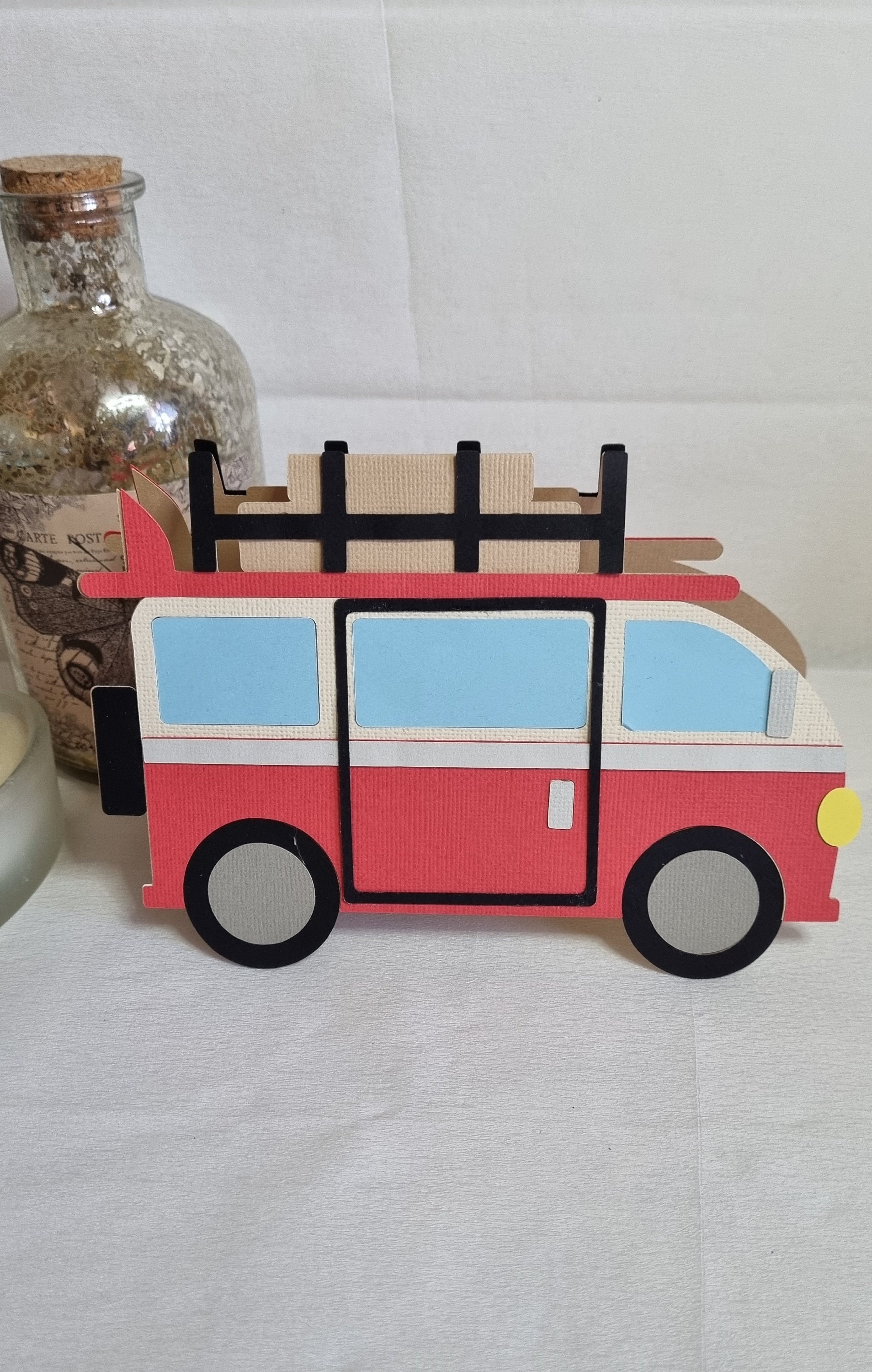 Campervan Birthday Card Happy Birthday Campervan Card Handmade