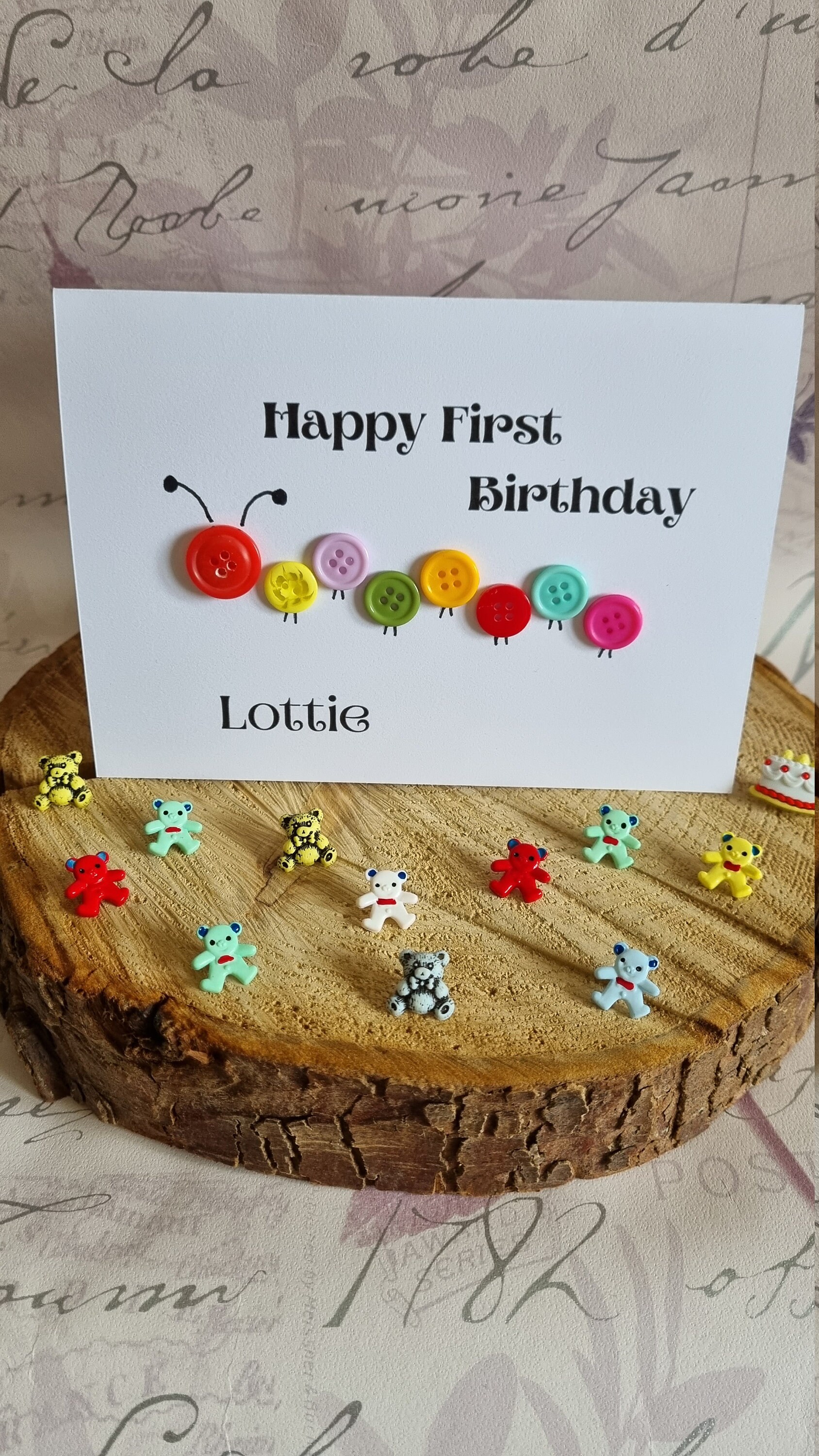 Caterpillar Birthday Card / FIRST BIRTHDAY / Personalised Birthday Card ...