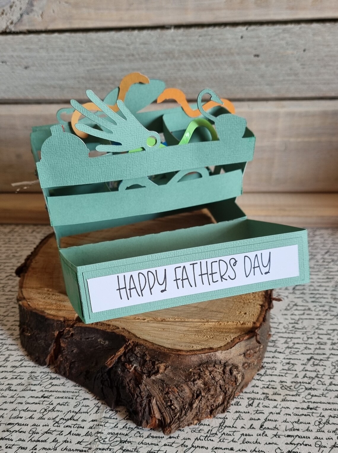 Fishing Tackle Box Father's Day Card / Fishing Tackle Box / Father's ...