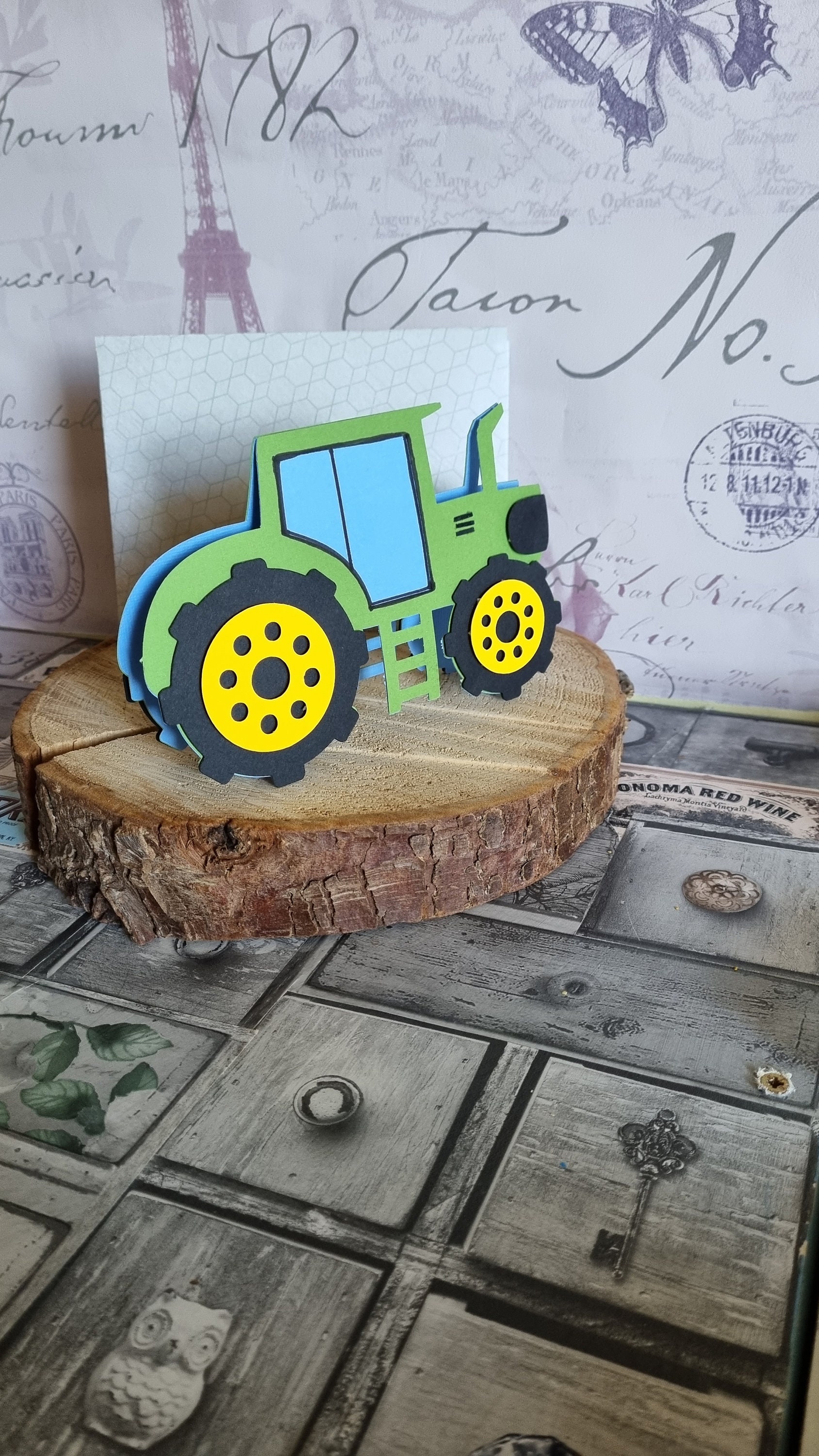 Tractor Birthday Card / Happy Birthday TRACTOR Card / Handmade - Etsy ...