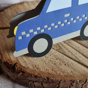 Police Car Birthday Card / Happy Birthday POLICE CAR Card / Handmade ...