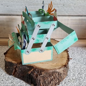 Fishing Tackle Box Father's Day Card / Fishing Tackle Box / Father's ...